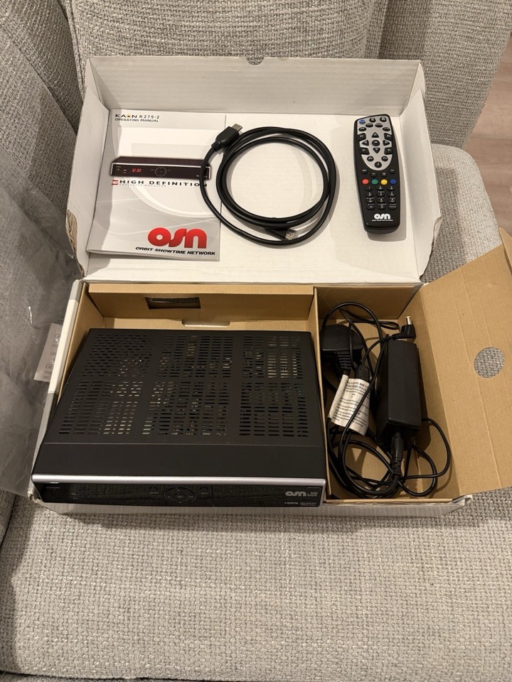 OSN HD Box High-Definition Satellite Receiver HDMI Dolby Digital Plus ...