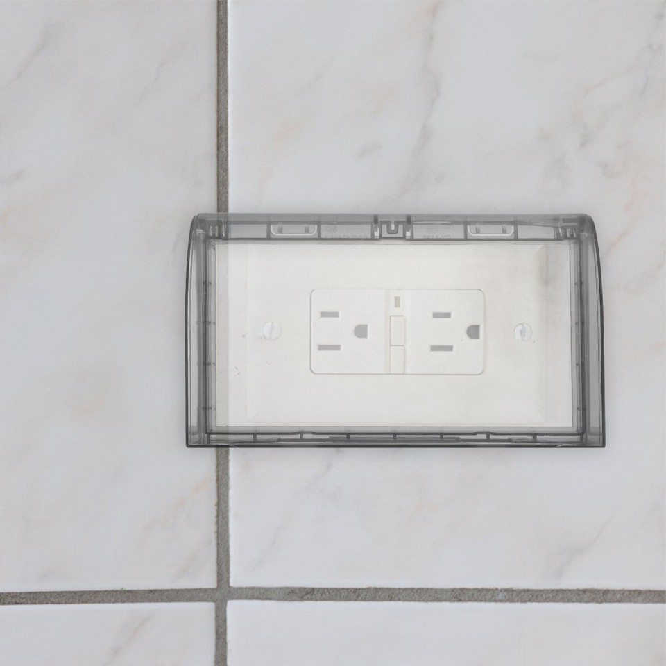 2pcs Socket Outlet Cover Wall Switch Cover Plug Protector Supply | eBay