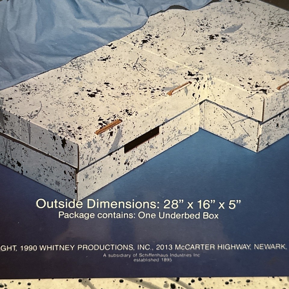 Vintage Whitney No 2400 Underbed Stoage Box 28"x16"x5" | eBay