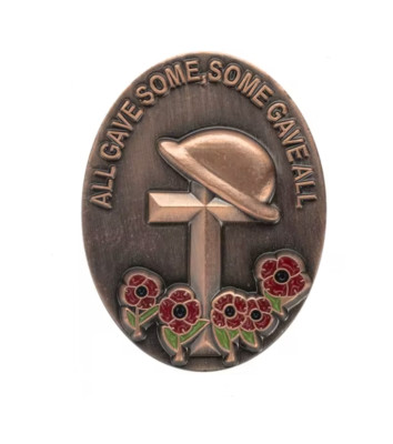 Anzac Day All Gave Some, Some Gave All Badge Pin Brooch Lest We Forget ...