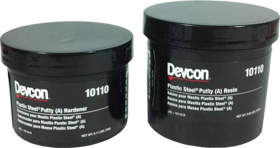 DEVCON 10110 PLASTIC STEEL PUTTY (A) 1 lb. Kit New Sealant | eBay