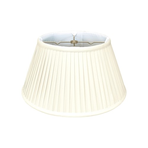Royal Designs 6-Way / Side Pleat Basic Lamp Shade, Eggshell, 13 x 19 x ...