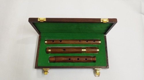 Traditional Irish D Flute Shesham Wood Natural Finish With Hard Case ...