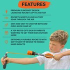 Toy Rocket Launcher for Kids: Outdoor Toys Slingshot Rockets Launchers ...