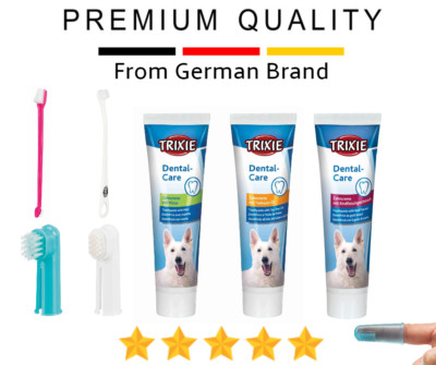 🦷Trixie Dental Care Hygiene Teeth Cleaning Toothpaste/Tootbrush for ...