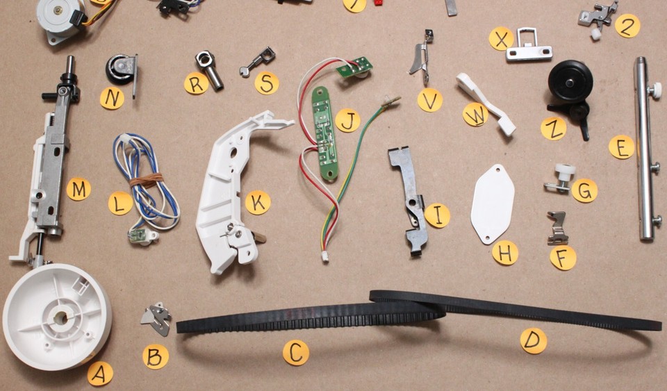 Singer SEWING MACHINE Model 4166 replacement parts - CHOOSE YOUR PART ...