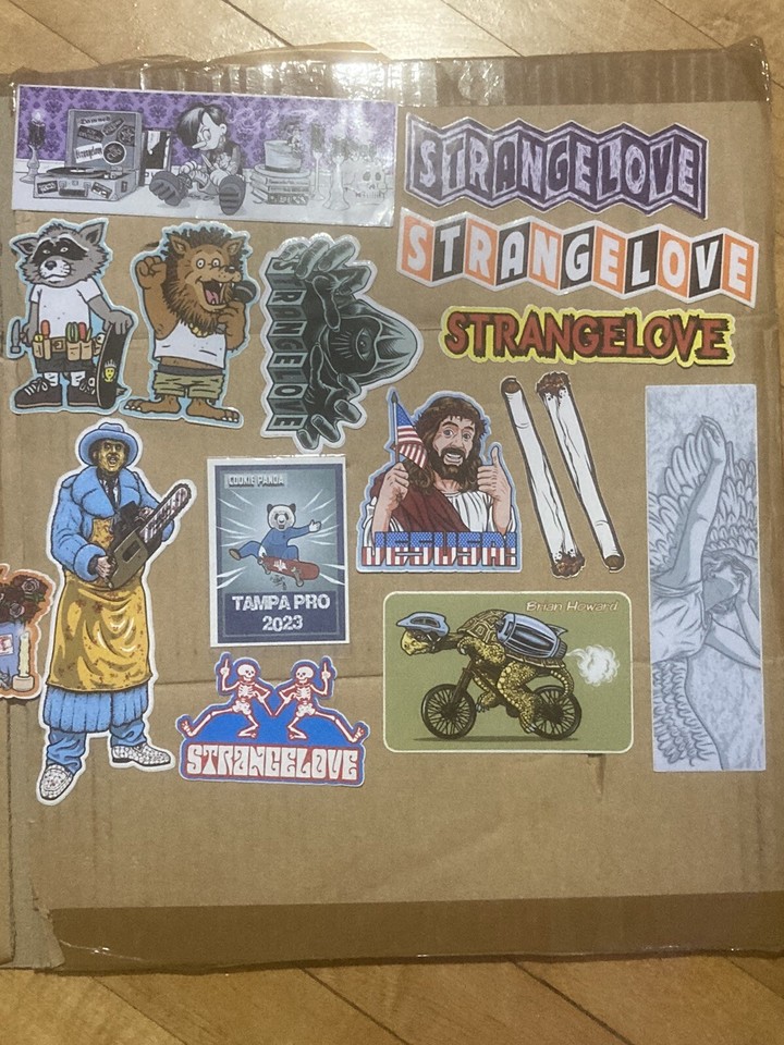 strangelove skateboards STICKERS sean cliver todd bratrud ray barbee ...