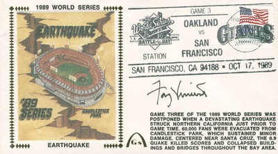 FAY VINCENT - COMMEMORATIVE ENVELOPE SIGNED | eBay