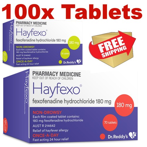 100x FEXOFENADINE 180MG GENERIC FEXIT FEXO HAYFEXO + FREE SHIPPING | eBay