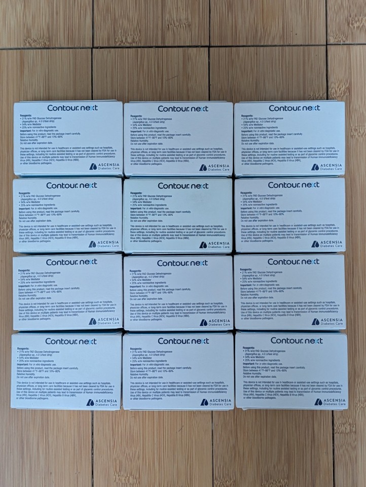 1200 Contour Next Test Strips Exp 12/2026 - 02/2027 & 1000 Microlet ...