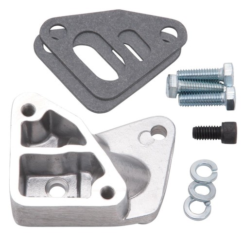 Edelbrock EGR Adapter Cast Aluminum Natural Fits Edelbrock Performer ...