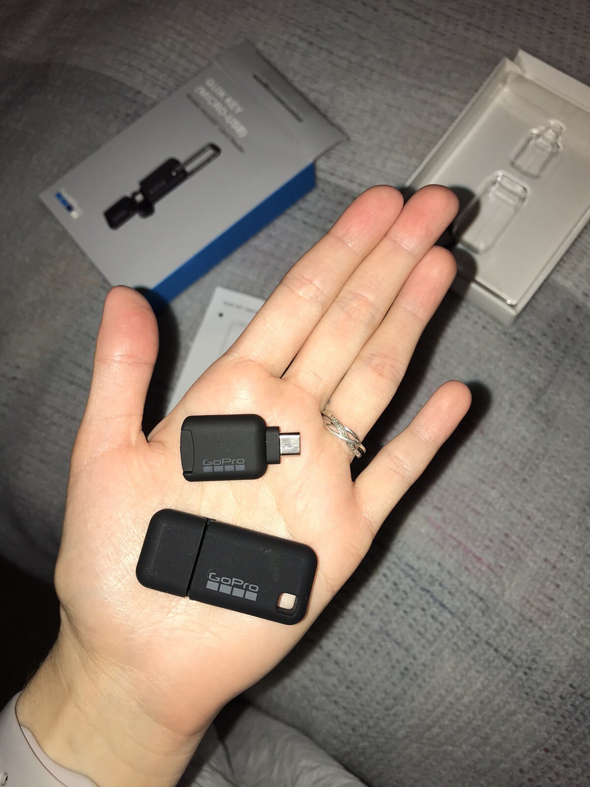 NIP Authentic GoPro Quik Key USB Android Micro SD Mobile Photo Video ...