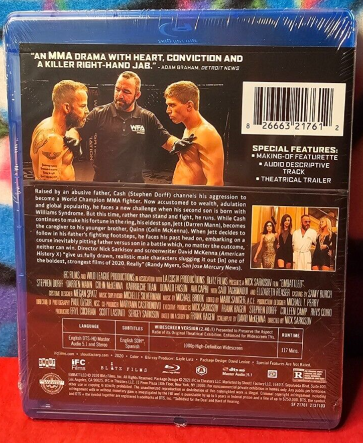 Embattled (Blu-ray, 2020) Stephen Dorff, Darren Mann, Karrueche Tran ...