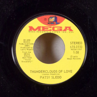 Patsy Sledd We Gotta Lotta Love / Thunderclouds 7" 45 Mega + sleeve VG+ ...