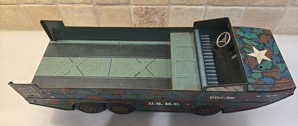 MARX LUMAR U.S. MARINE CORP AMPHIBIOUS DUCK BOAT TRUCK | eBay
