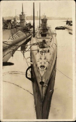 Portland Maine or Portsmouth NH Sub Submarine c1919 Real Photo Postcard ...