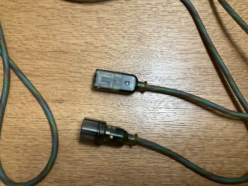 Vintage Genuine Apple Rainbow Power Cable , 6 foot , tested iMac G3 B&W ...