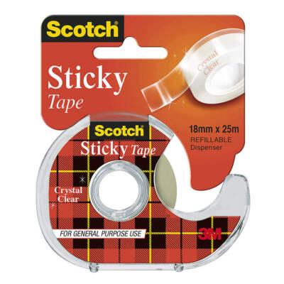 Ruban adhésif transparent Scotch sur distributeur adhésif à usage ...