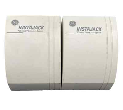 GE Wireless Telephone Jack System Base Unit W/ Extension Jack | eBay