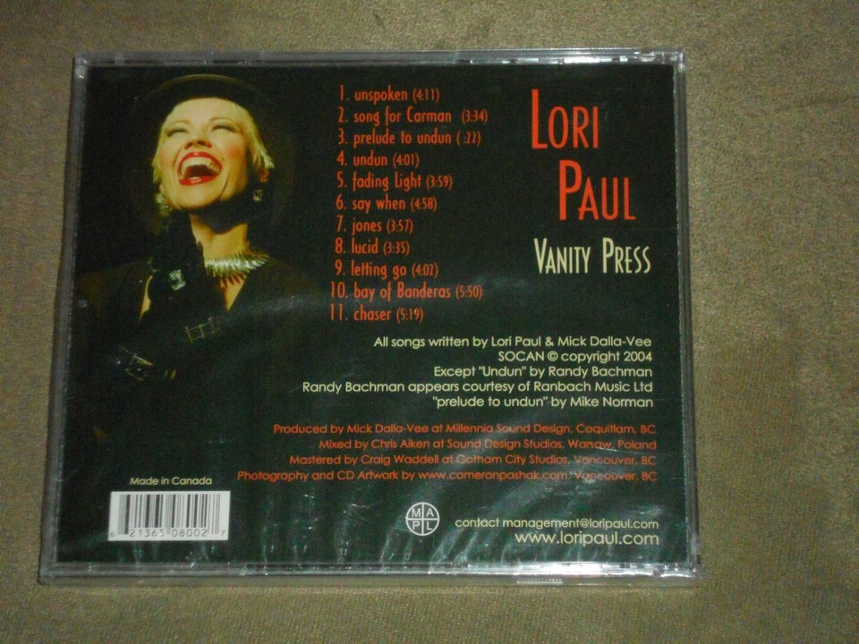 Lori Paul Vanity Press sealed | eBay