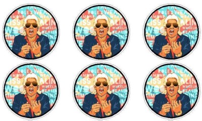3PCS RIC FLAIR WHOOO WRESTLING NATURE BOY HARD HAT CAR TRUCK FUNNY ...