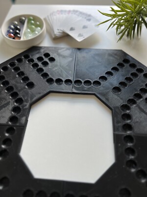 Jackaro Board game + Marbles + Playing Cards Jackaroo Jakaro جاكارو ...