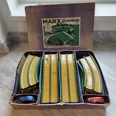 Vintage Louis Marx & Co 'Streamline' Speedway E50 Tinplate Clockwork ...