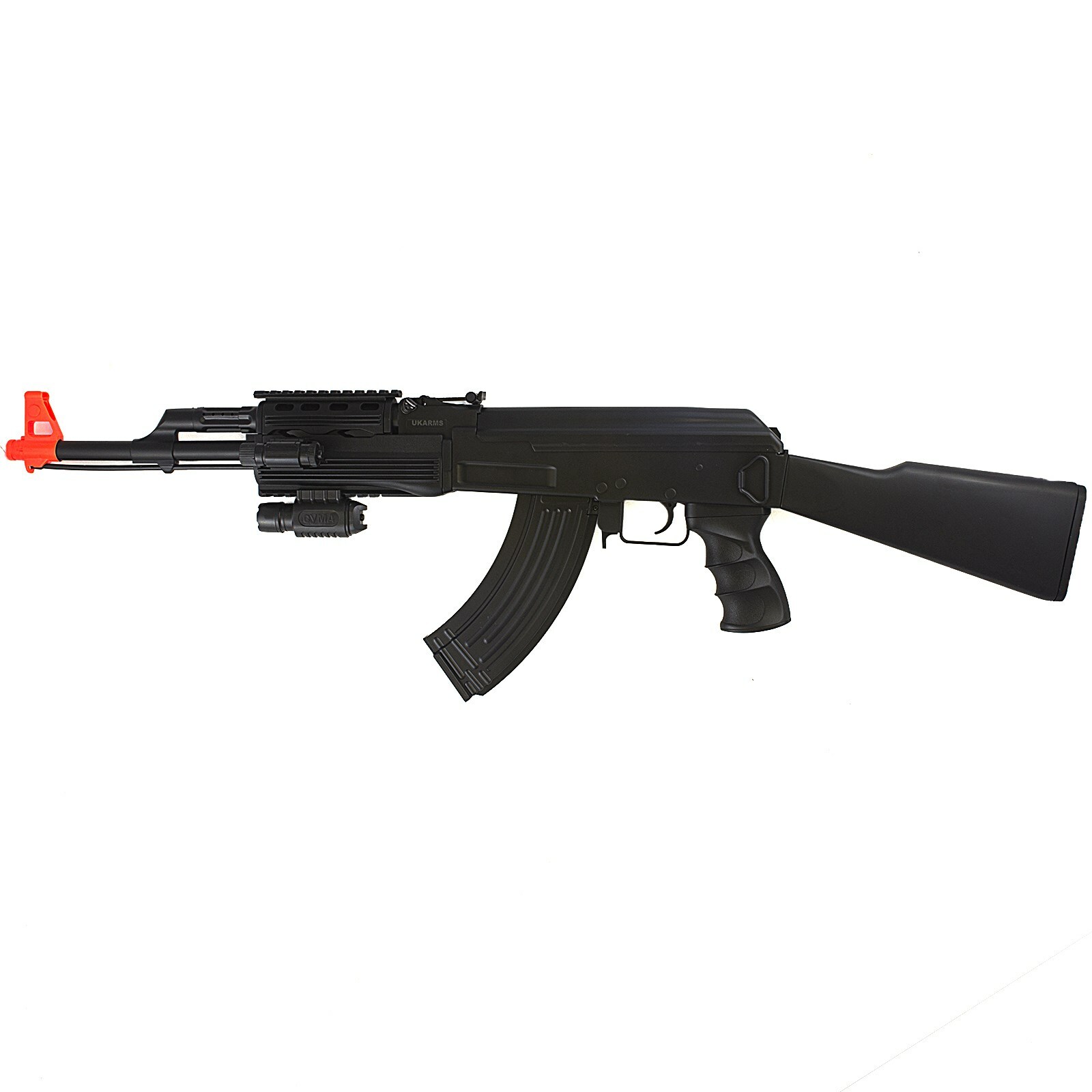 CYMA AK-47 ELECTRIC AEG FULL AUTO AIRSOFT RIFLE GUN w/ PISTOL COMBO 6mm ...