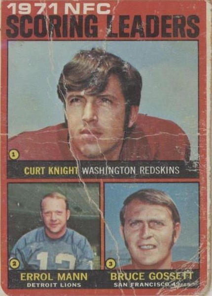 1972 Topps - #8 Bruce Gossett, Errol Mann, Curt Knight for sale online ...
