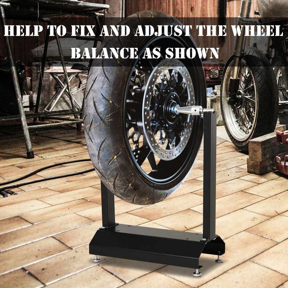DURHAND Motorcycle / Bicycle Wheel Balance Stand, Portable Stand ...