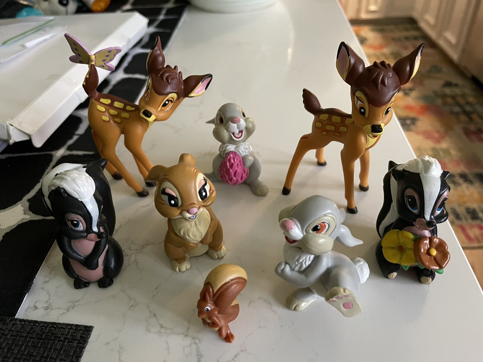 Disney Bambi Set of 8 Different PVC Mini Figures Toys Movie Cake ...