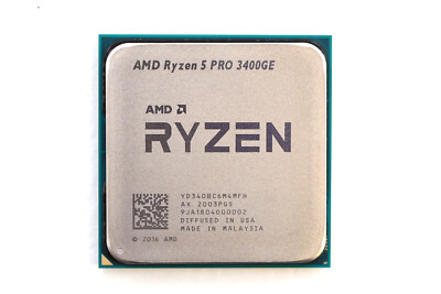 AMD Ryzen 5 Pro 3400GE 3.7Ghz 4Core 4MB Socket Socket AM4 CPU P/N ...