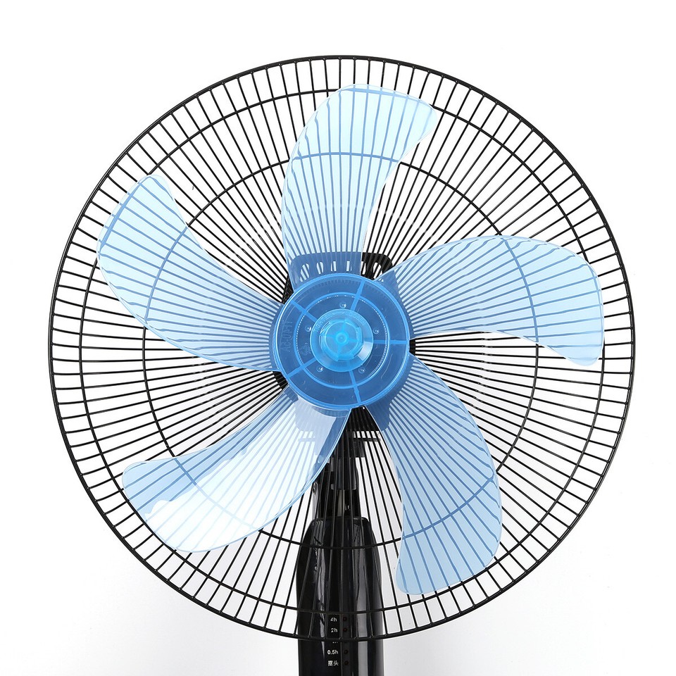 Plastic Fan Blade 12/16 inch with Nut Cover Replacement Table Fanner ...