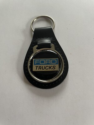 Ford Truck Keychain Black Leather Ford key chain Black | eBay