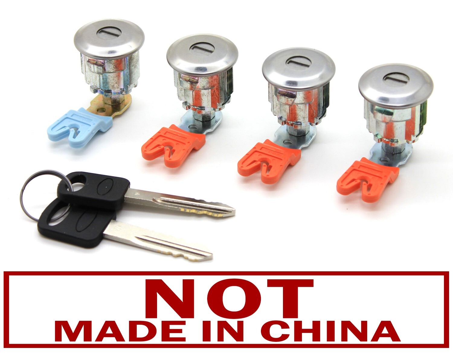 NEW LockCraft 4-Piece Door Lock Cylinder Set w/Keys / FOR FORD ...
