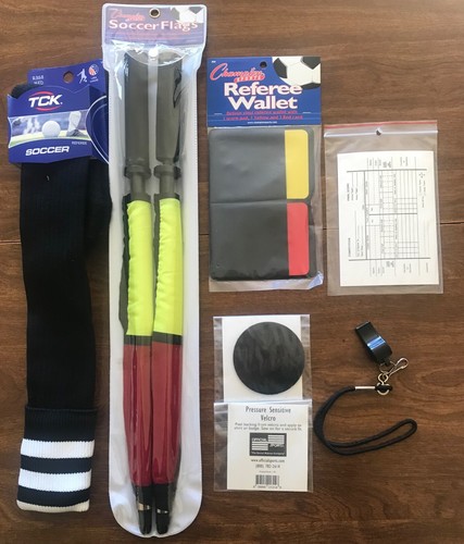 New Set Of Soccer Referee Accessories With Medium Socks | eBay