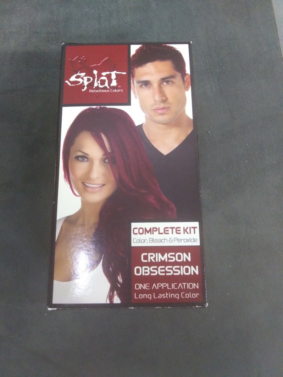 Splat Crimson Obsession Without Bleach Splat Hair Color, Crimson