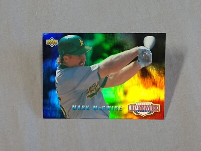 1994 Upper Deck Mantle's Long Shots #MM13 Mark McGwire Oakland ...
