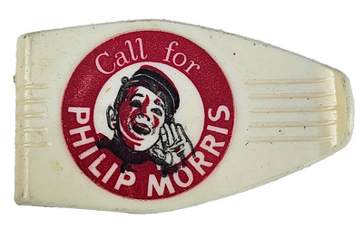 VINTAGE CALL FOR PHILIP MORRIS PLASTIC MONEY CLIP-FREE USA SHIPPING | eBay