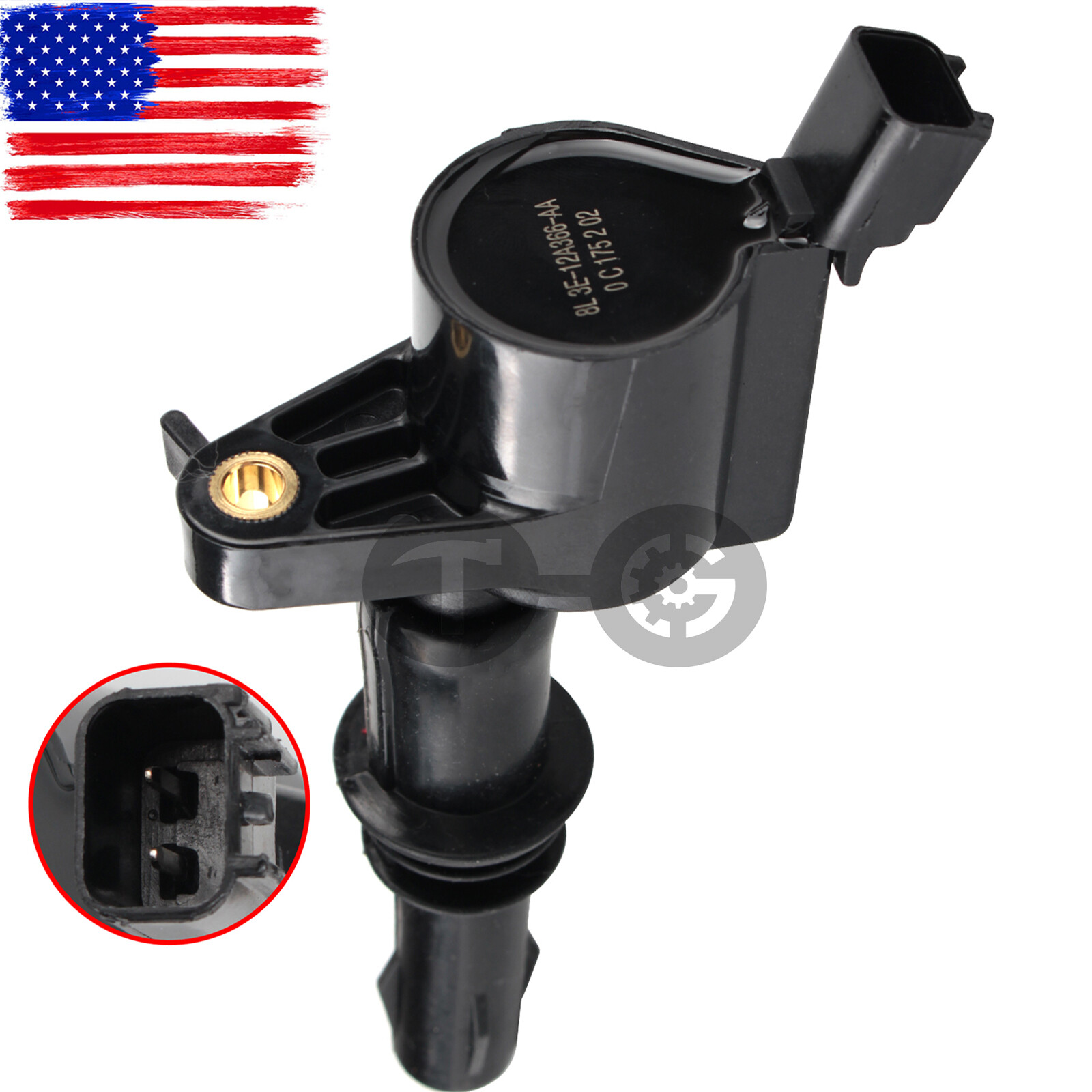 For Ford Ignition Coil 3L3E-12A366-CA 3L3U-12A366-BB FD-508 FD-503 | eBay