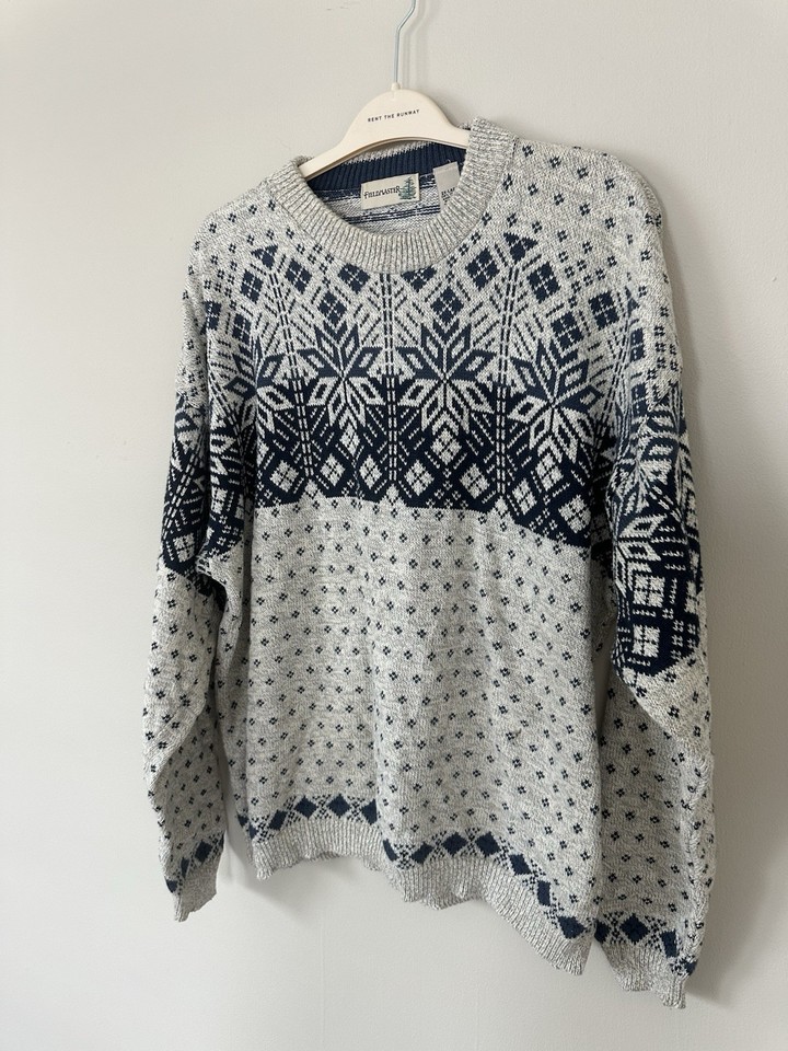 VTG Fieldmaster Men’s 2XL Fair Isle Nordic Sweater Made in USA 100% ...