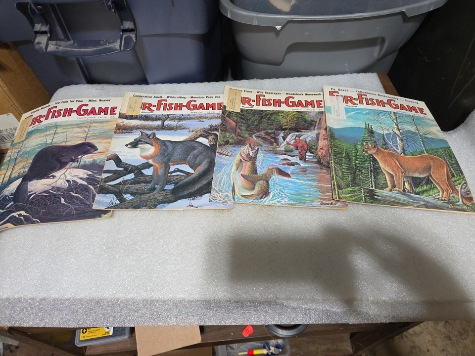 1975 & 1976 - 18 Different Issues Fur Fish Game Magazines magazine ...
