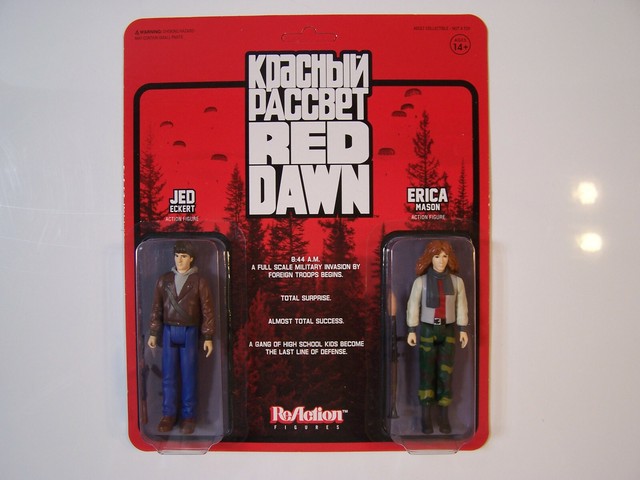 Red Dawn Figure Set Jed Eckert & Erica Mason Reaction Super7 for sale ...