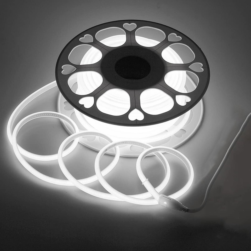110V 480Leds/m COB LED Neon Light Strip Waterproof Flexible Home ...