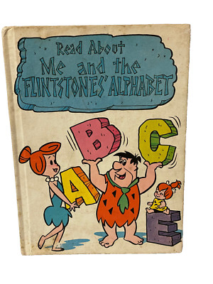 VINTAGE Hardcover Read About Me and the Flintstones’ Alphabet Book 1974 ...