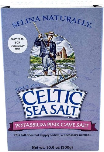 Celtic Sea Salt Pink Potassium Cave Salt 10.6 Oz Light In Sodium | eBay