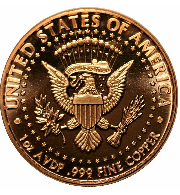 2024 President Donald Trump Victory Coin - 1oz Copper Round 999 ...