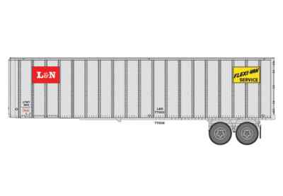 HO-Gauge - Walthers - L&N Flexi-Van Trailer (2) | eBay