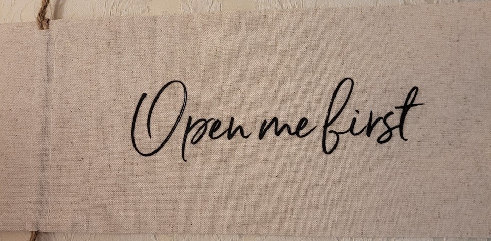 NWT "OPEN ME FIRST" WINE BAG | eBay