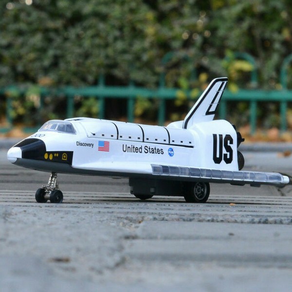 1 500 USA NASA Space Shuttle Discovery Columbia Diecast Model Toy Light ...
